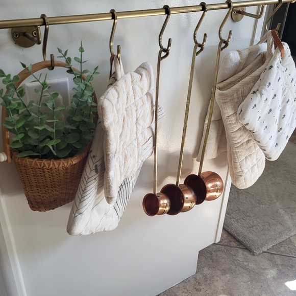 Accents | Vintage Copper Liquor Ladle With Brass Handles Whisky Brandy ...